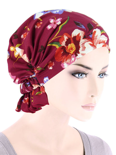 Womens Chemo Beanie Turban Headwear for Cancer, Hair loss – Chemo ...