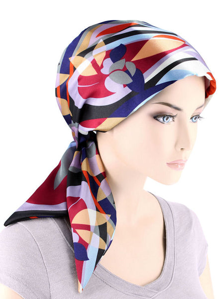 Womens Easy Tie Cancer Scarf Headcover for Chemo, Hairloss – Chemo ...