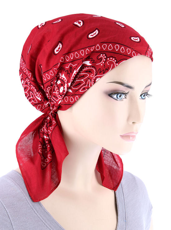 Paisley Bandana Chemo Scarf Cancer Head Wrap Beanie Turban for Women ...